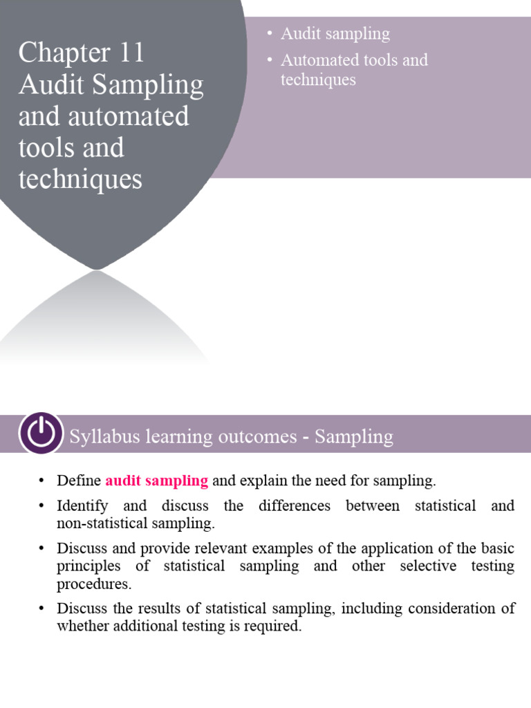 Audit Sampling and Technique | PDF | Audit | Sampling (Statistics)