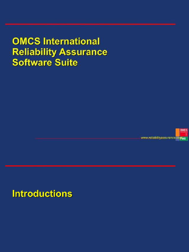 Reliability Assurance Software | PDF