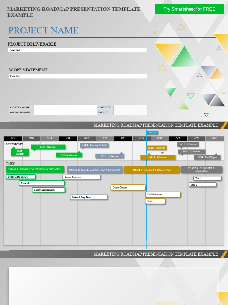 IC Marketing Roadmap Presentation Example 11684 Powerpoint | PDF