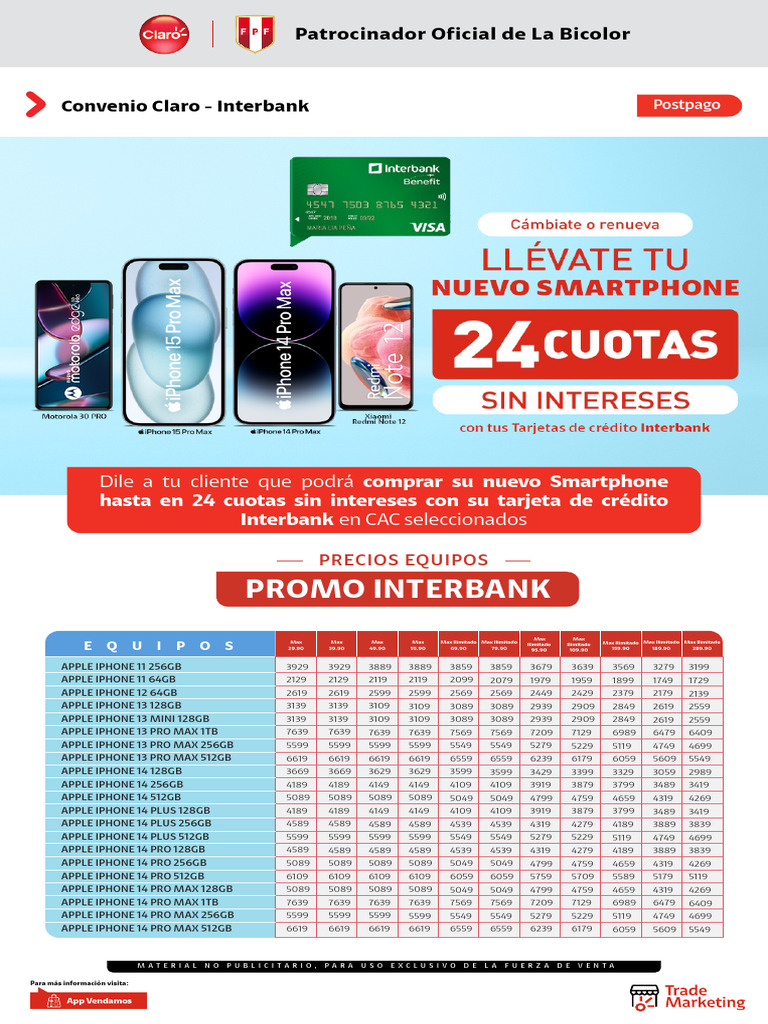 HV - Convenio Claro - Interbank - Dic | PDF | Apple Inc. | Mac OS