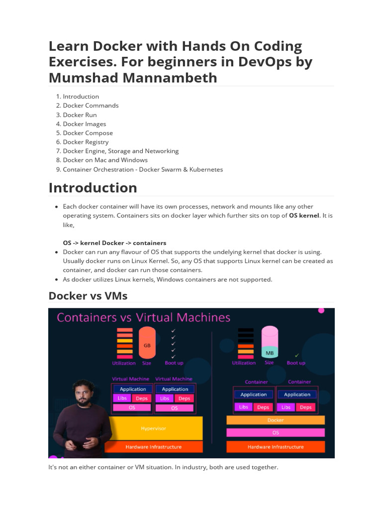 Docker | PDF | Operating System | System Software