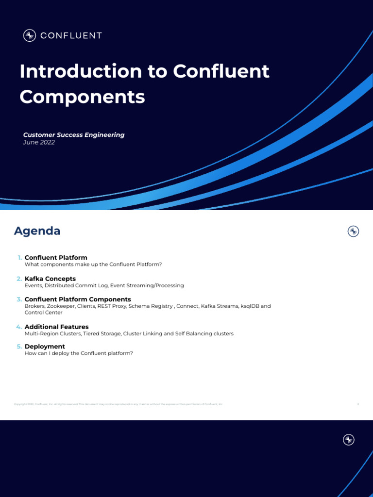 Introduction To Confluent Components | PDF | Computing | Computer Science