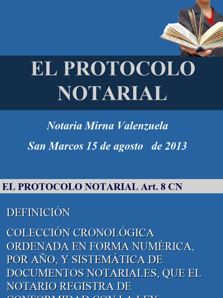 Protocolo Notarial SAN MARCOS 15 Agosto 2013 | PDF | Derecho Civil ...