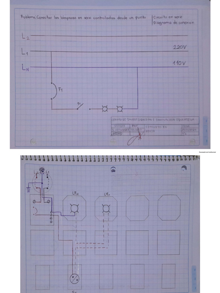 Circuito en Serie - Diagrama - IIBTPE | PDF