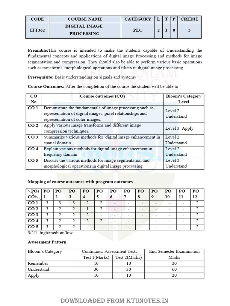 Digital Image Processing | Download Free PDF | Data Compression | Digital Signal Processing