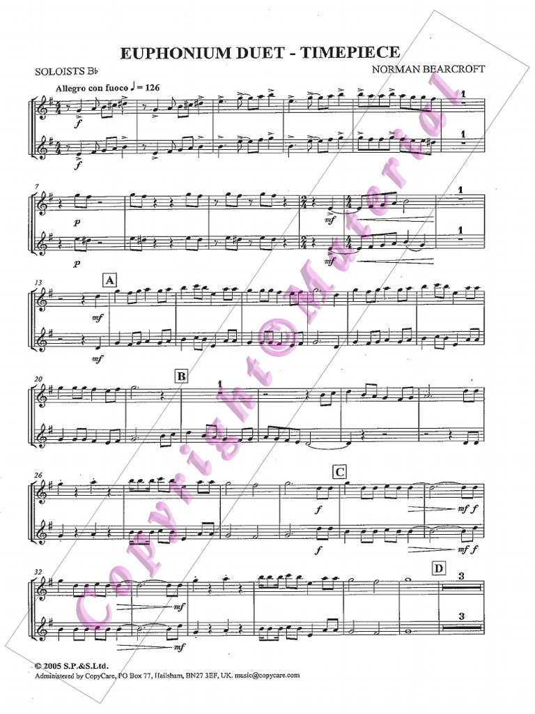 Euphonium Duet | PDF