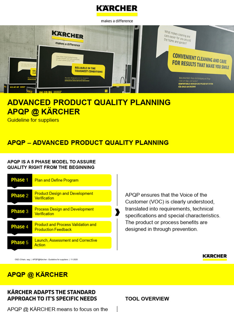 apqp-guideline-for-suppliers KARCHER | PDF | Product (Business) | Supply Chain