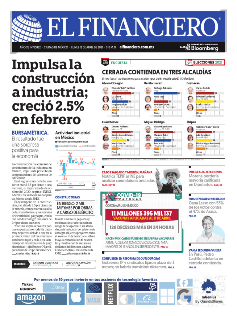 12 El Financiero | PDF | México | Los Estados Unidos