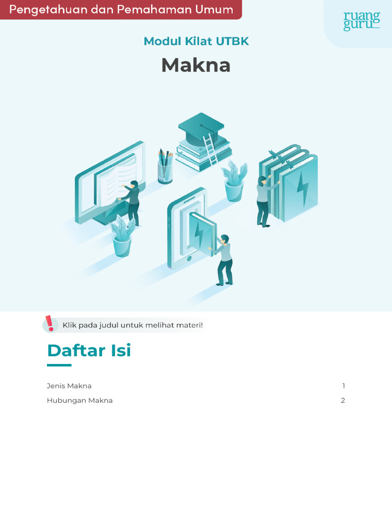 Jenis dan Hubungan Makna Kata | PDF