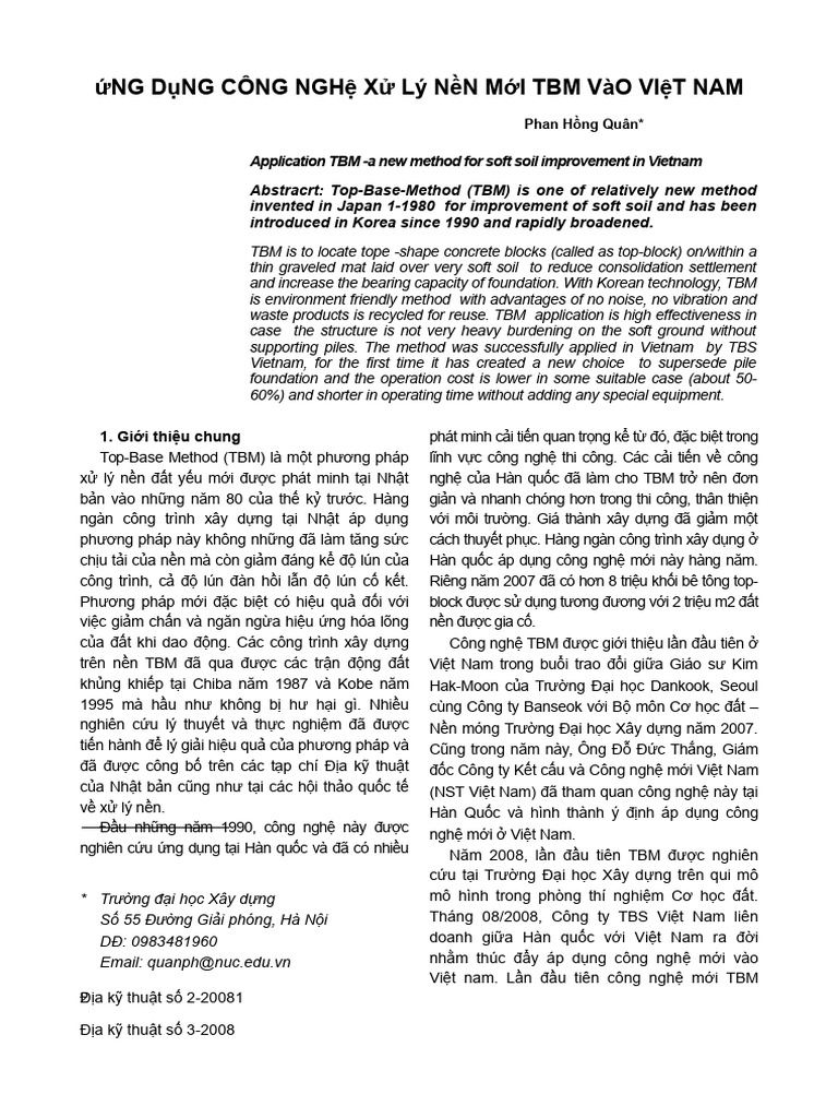 (123doc) - Bao-Cao-Ung-Dung-Cong-Nghe-Xu-Ly-Nen-Moi-Tbm-Vao-Viet-Nam | PDF