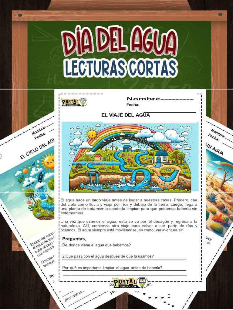 Lecturas-Sobre-El-Dia-Del-Agua - DOS Enviar | PDF | Agua | El ciclo del ...