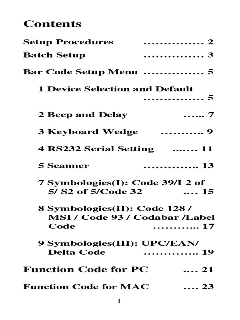 Barcode Scanner Setup Guide | PDF | Barcode | Image Scanner