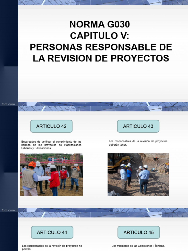 Norma G 030 Cap 5 | PDF