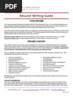 AIM 2.0 Resume Guidance for Army Officers | PDF | Résumé | Behavior ...