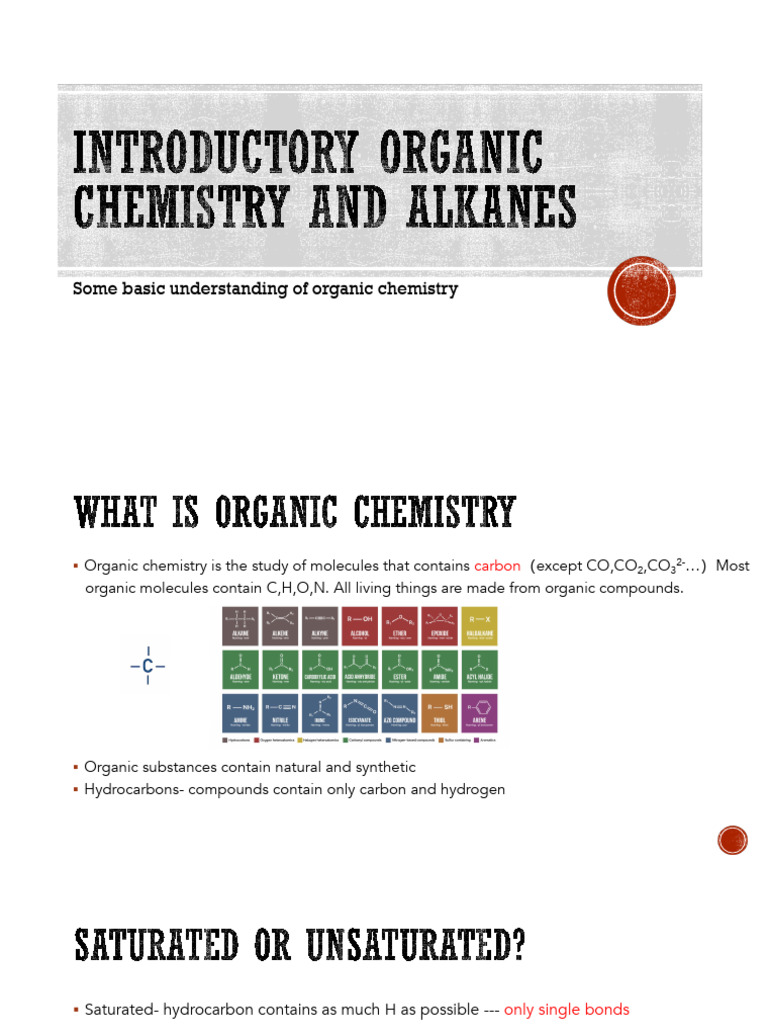 Introduction To Organic Chemistry | PDF | Chemical Reactions | Molecules