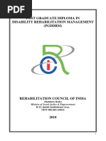 Norms & Guideline For Cre - Rehabilitation Council of India 1 | PDF