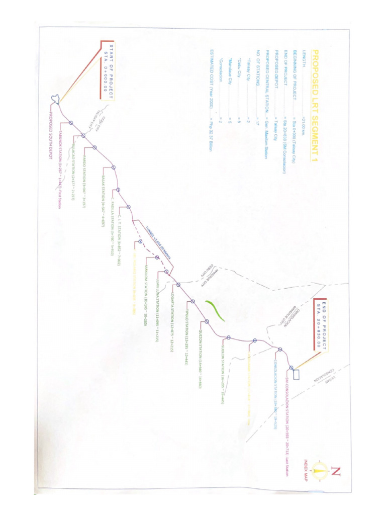 Proposed LRT Segment 1 | PDF
