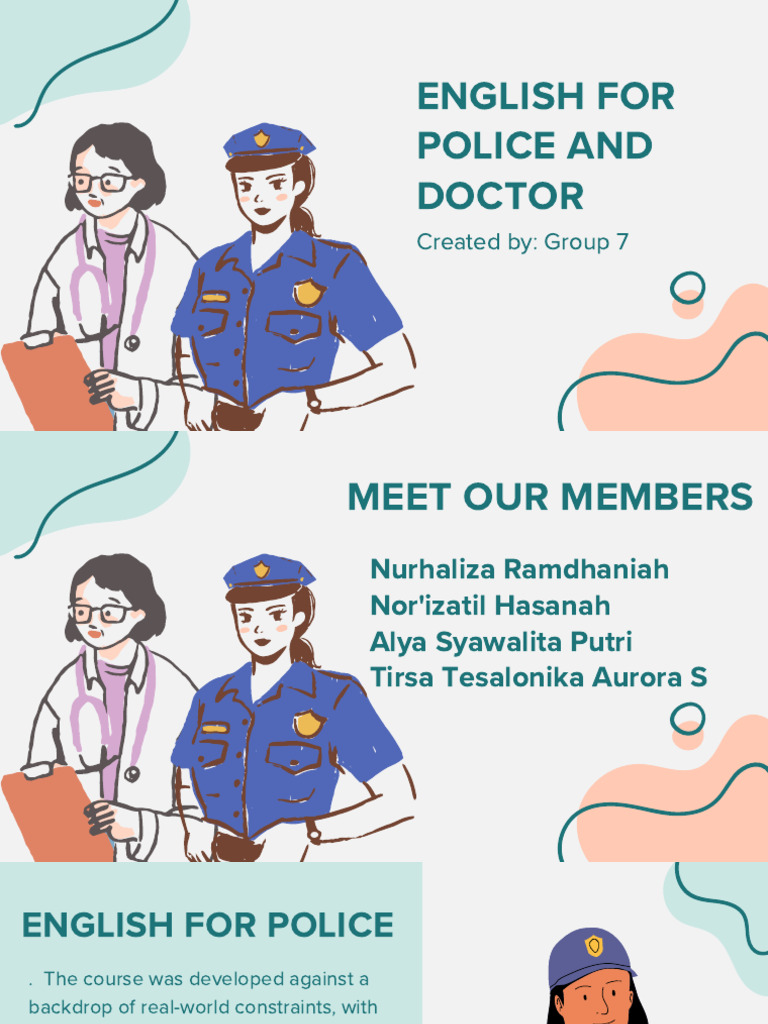 English for Police and Doctor | PDF | Teachers | Learning