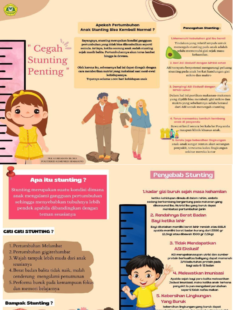 Leaflet Stunting | PDF