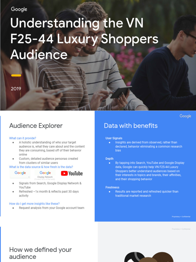 Understanding The VN F25 44 Luxury Shoppers Audience 1 | PDF | Fashion | Luxury Goods