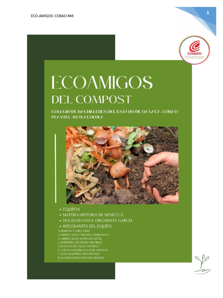 Historia-Ecoamigos Del Compost (1) | Descargar gratis PDF | Compost | Entorno natural
