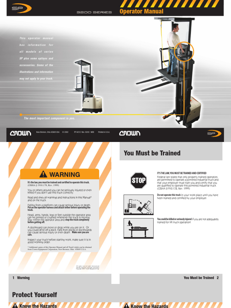 SP 3200 | PDF | Forklift | Elevator