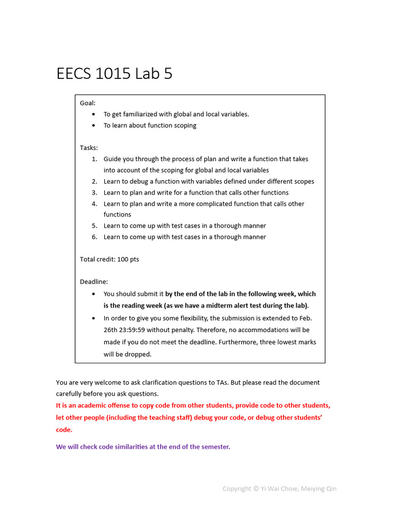 Lab5 Handout | Download Free PDF | Pi | Function (Mathematics)