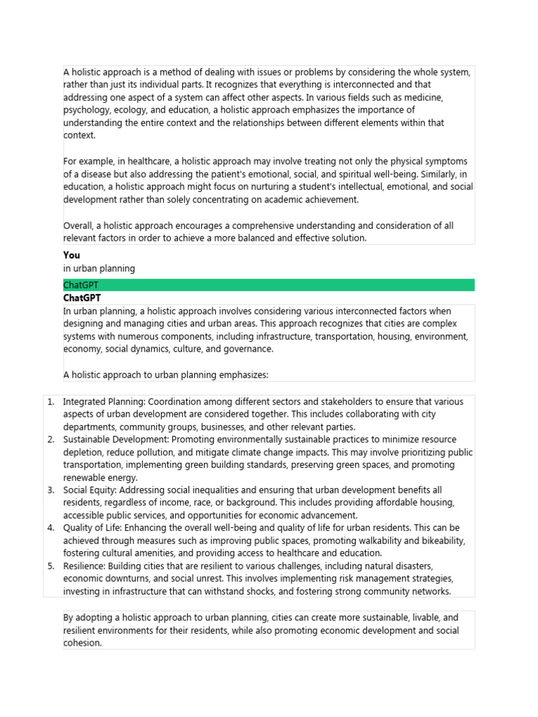 A Holistic Approach Is A Method of Dealing With Issues or Problems by ...