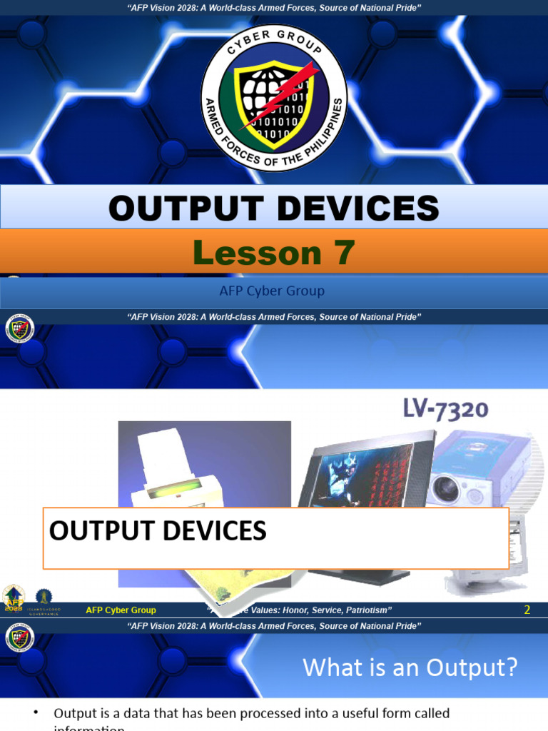 007 Output Devices | PDF | Liquid Crystal Display | Printer (Computing)