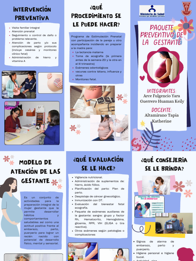 Triptico Salud Integral Modelo de Atencionn | Descargar gratis PDF ...