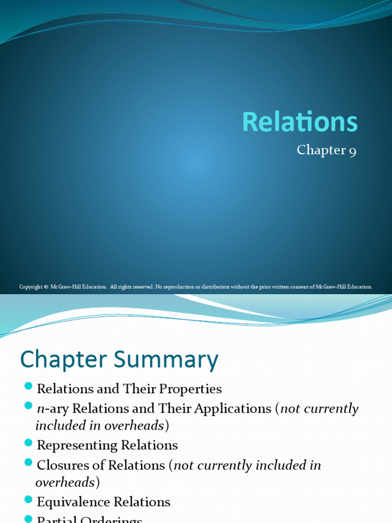 Chapter 9 | PDF | Vertex (Graph Theory) | Mathematical Relations