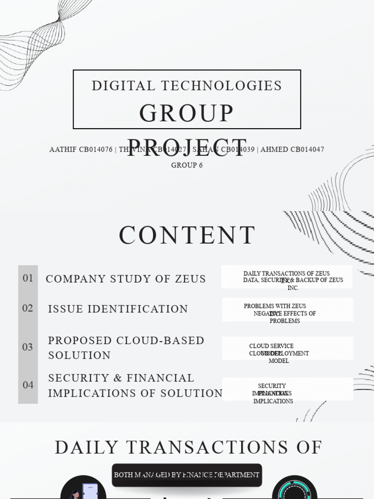 Zeus Inc. Cloud Solution Analysis | PDF | Cloud Computing | Backup