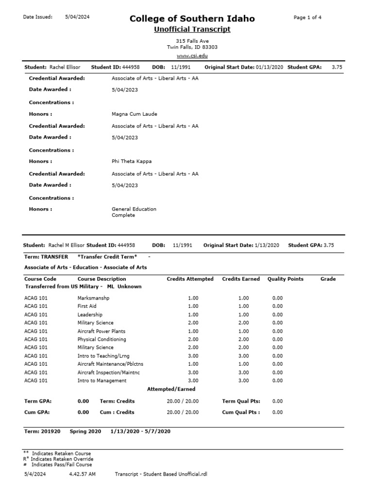 Ellisor Transcript 5 | Download Free PDF | Academia | Science