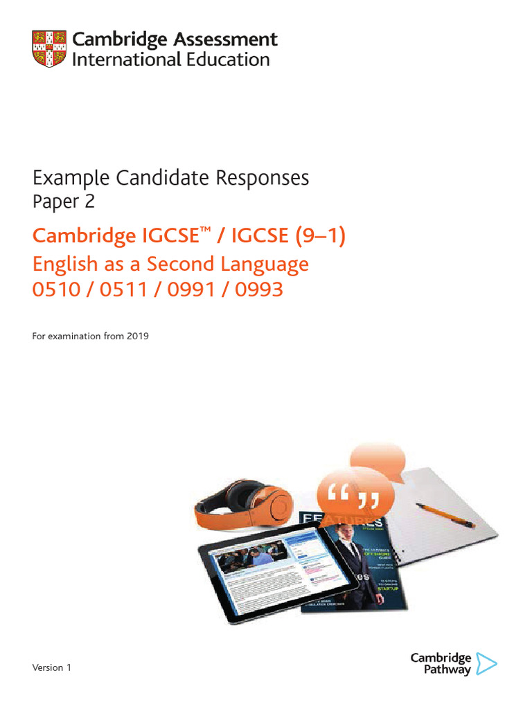 0510 Example Candidate Responses Paper 2 For Examination From 2019 ...