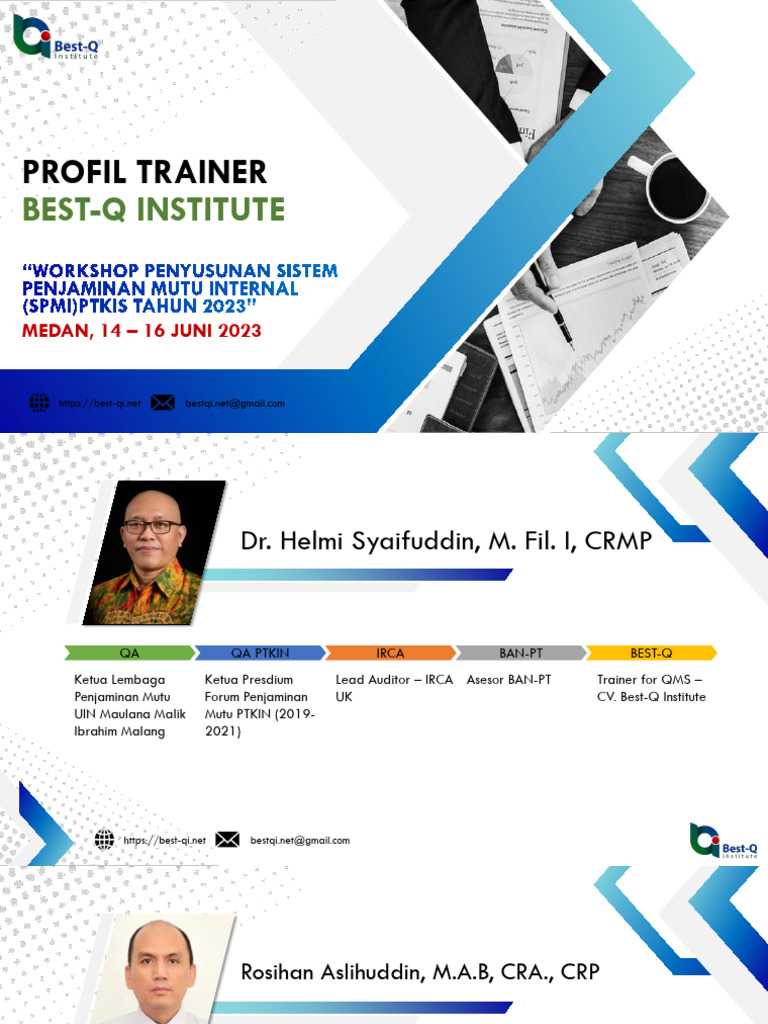Profil Trainer-Best Q - 2 | PDF | Career & Growth