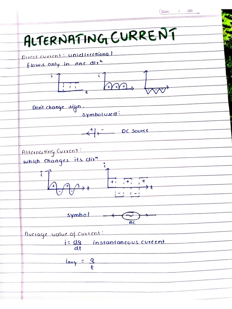 Alternating Current | PDF
