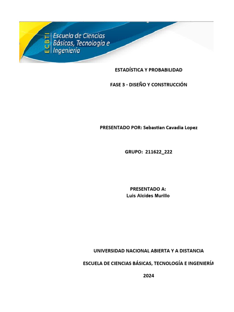 FASE 3 - Diseño y Construcción - Plantilla 1601 2024 Sebas.. | PDF | Esquivar | Industria del ...