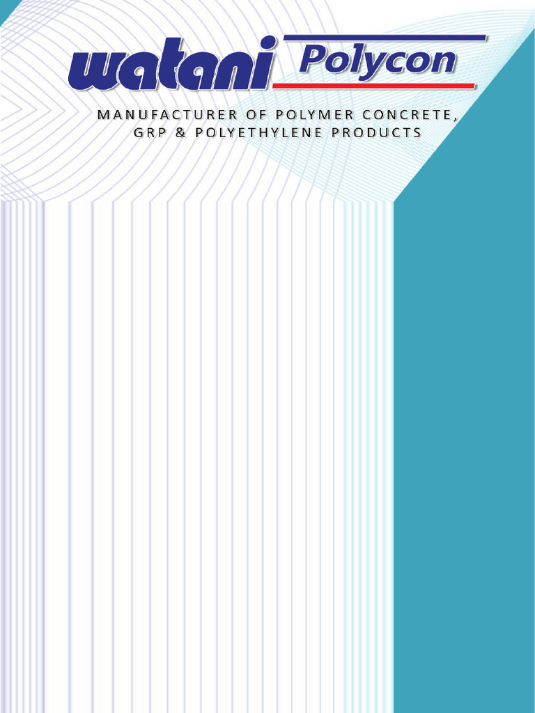 Watani Polycon Catalogue | PDF | Pipe (Fluid Conveyance) | Fiberglass