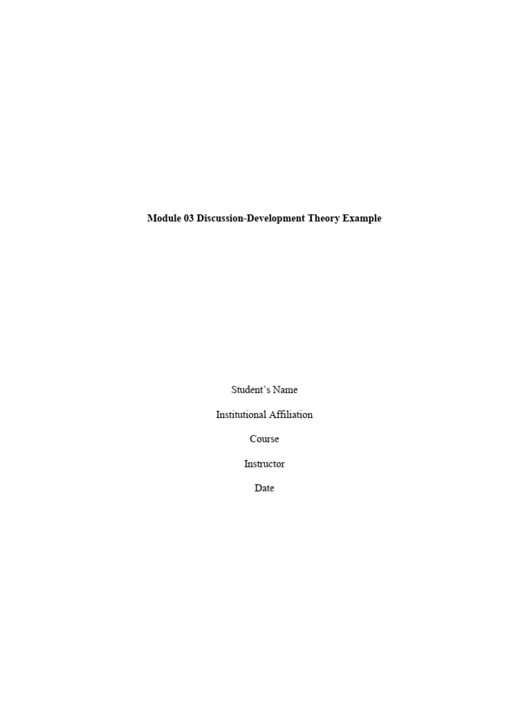 Module 03 Discussion-Theory Example | PDF | Learning | Behaviorism