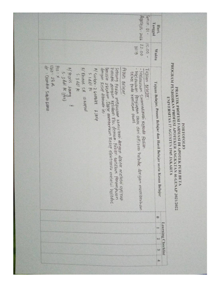 Portofolio 1 (01 Agustus 2022) | PDF