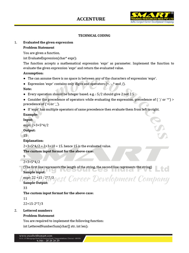 Accenture QNS 23-08-2023 | PDF | Parameter (Computer Programming) | Mathematics