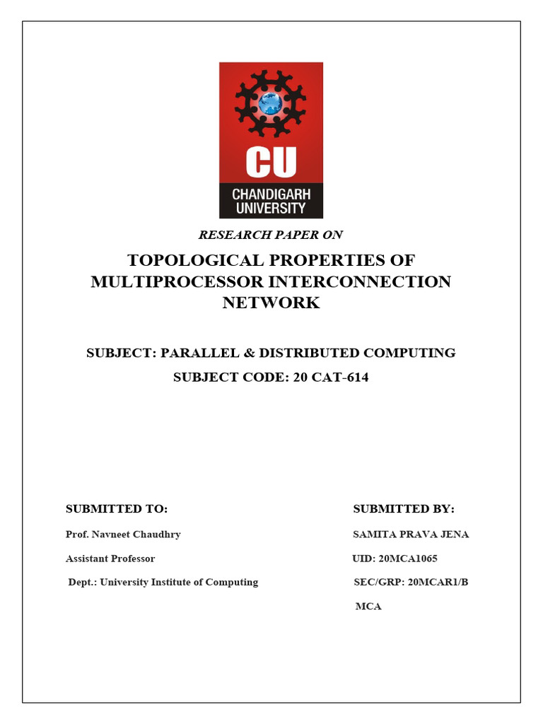 Parallel And Distributed Computing Research Paper Pdf Computer