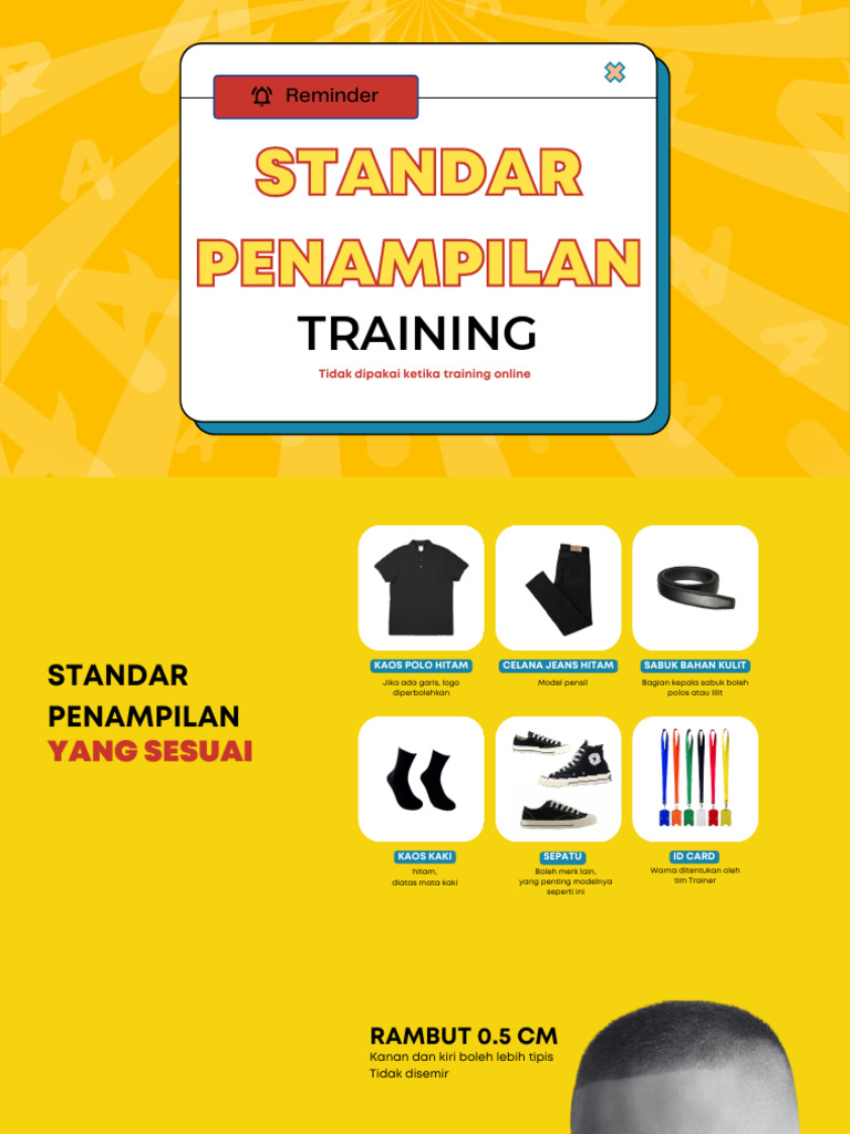 Panduan Standar Penampilan Kerja | PDF