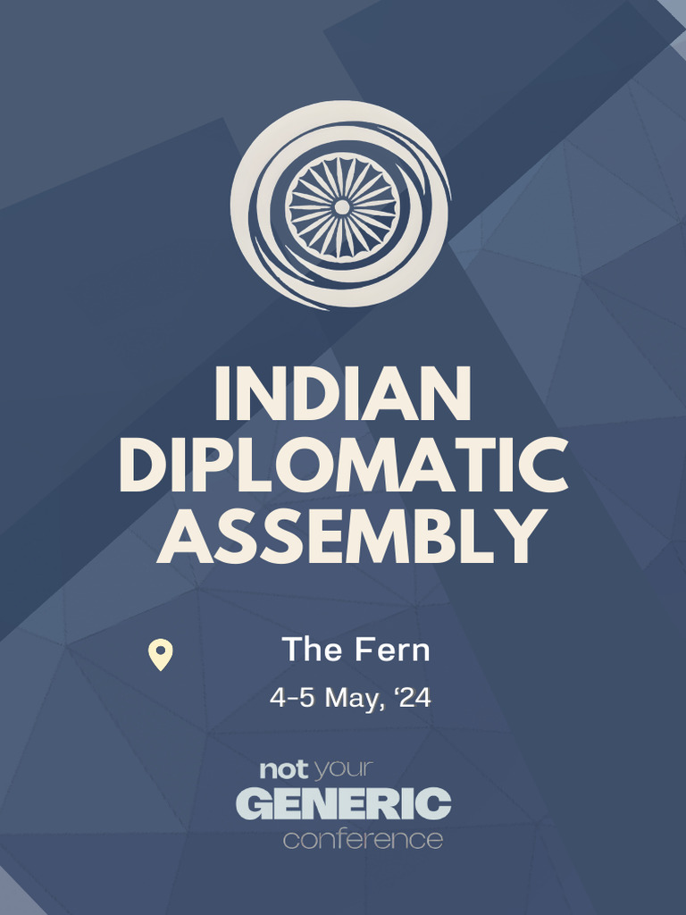 Indian Diplomatic Assembly MUN 2024 | PDF | Critical Thinking