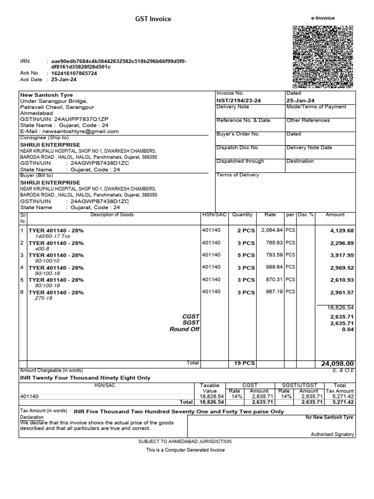 GST Invoice | Download Free PDF | Public Finance | Economies