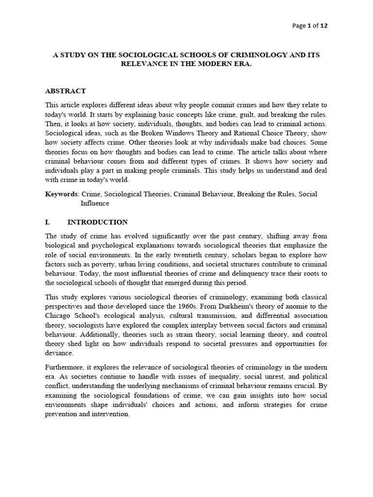 Sumiktra Manpoong | PDF | Deviance (Sociology) | Criminology