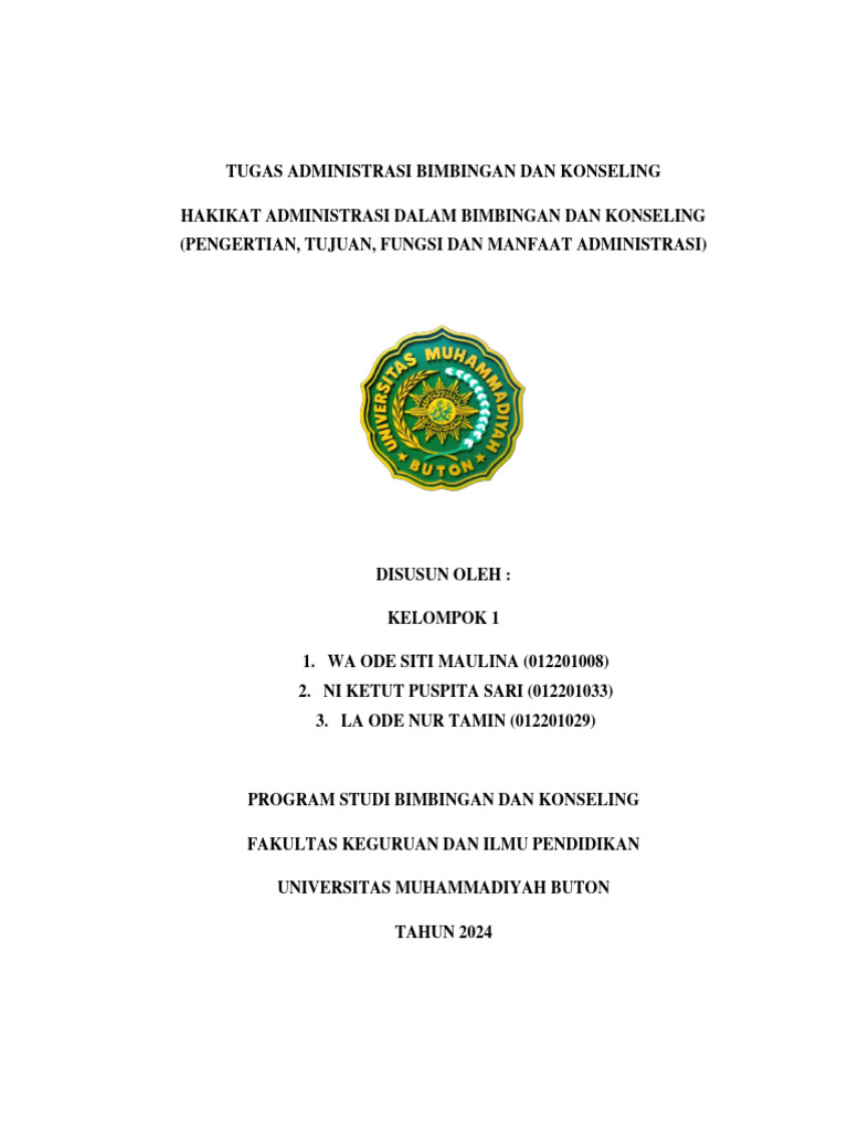 Administrasi BK | PDF