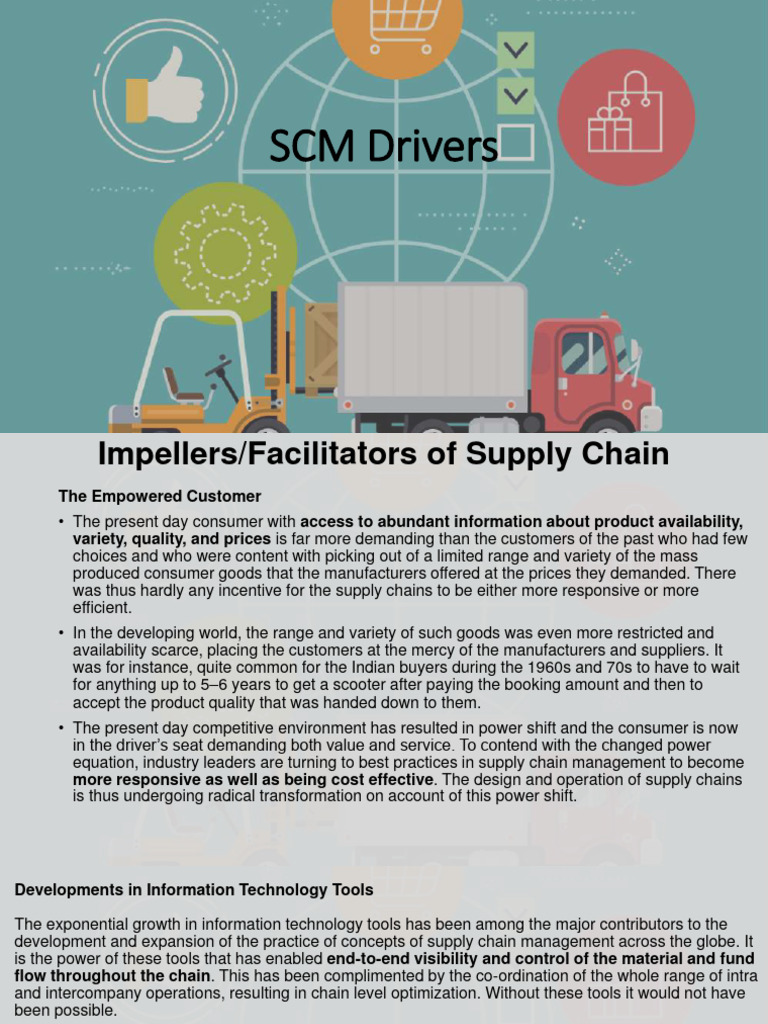 1.3 SCM Drivers and Performance | PDF | Supply Chain | Warehouse