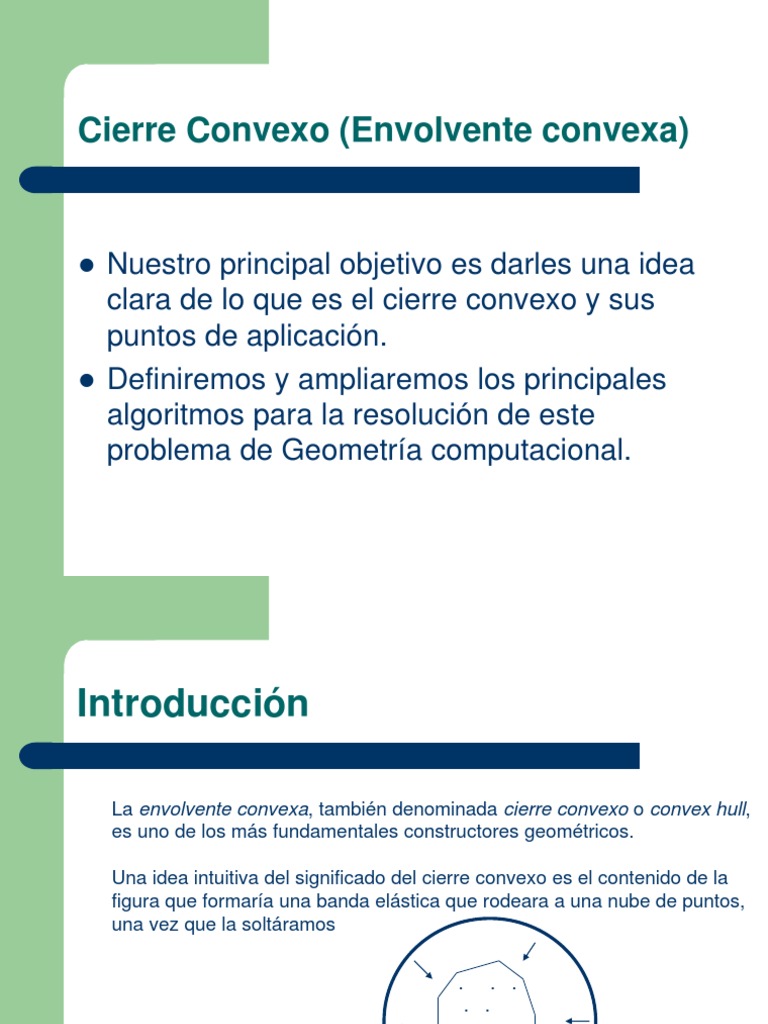 Cierre Convexo | PDF | Conjunto convexo | Conjunto (Matemáticas)