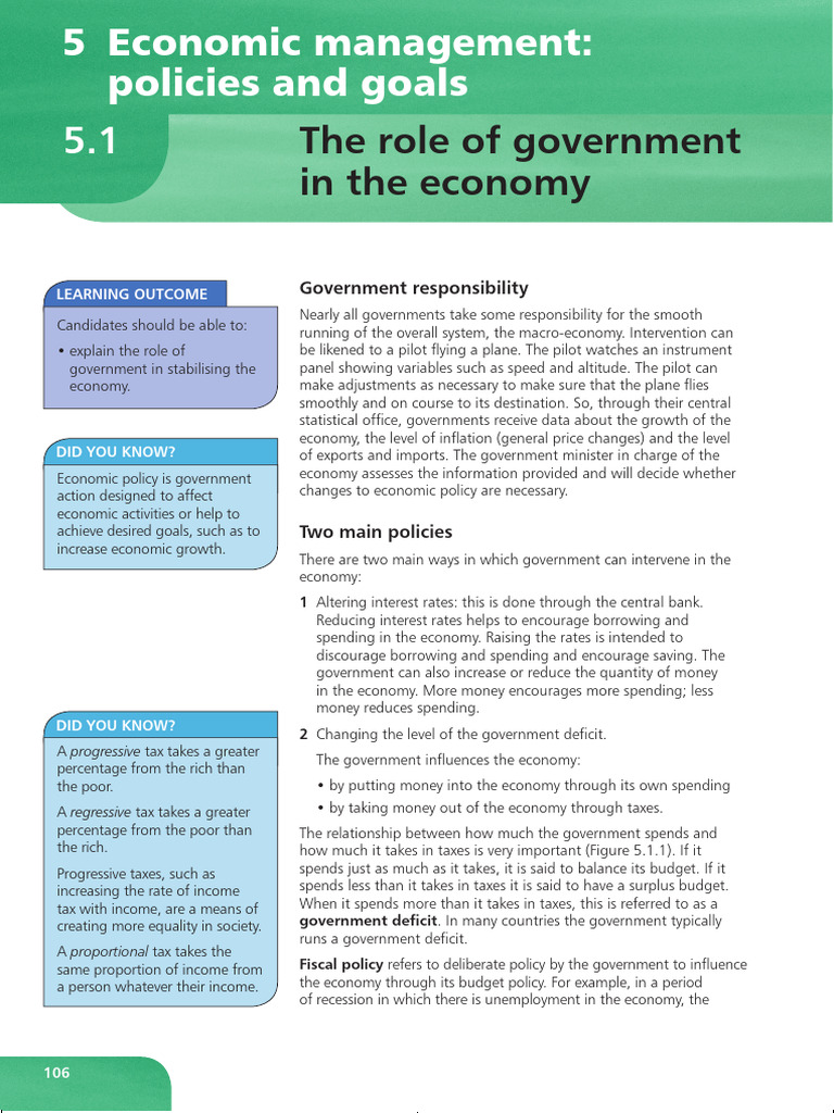 CXC Economics Study Guide | PDF | Taxes | Gross Domestic Product